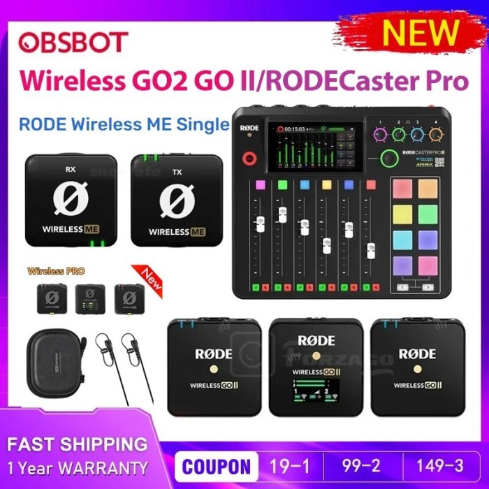 Jual Rode Wireless Pro Go2 Go Ii/rodecaster Pro Ii 2.4G Wireless ...