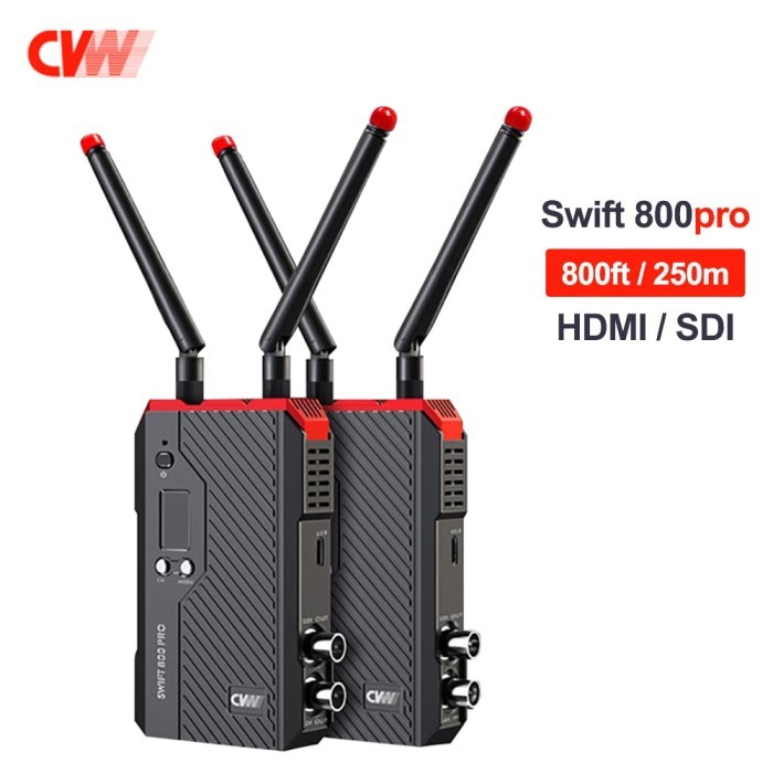 Jual CVW SWIFT 800pro 800ft Wireless HD image Video Transmission System ...