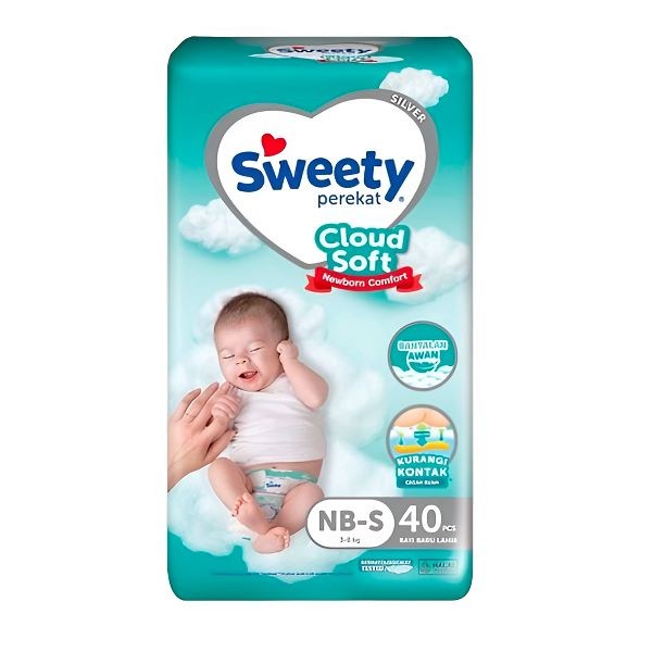Jual SWEETY SILVER COMFORT NB-S 40S | Shopee Indonesia