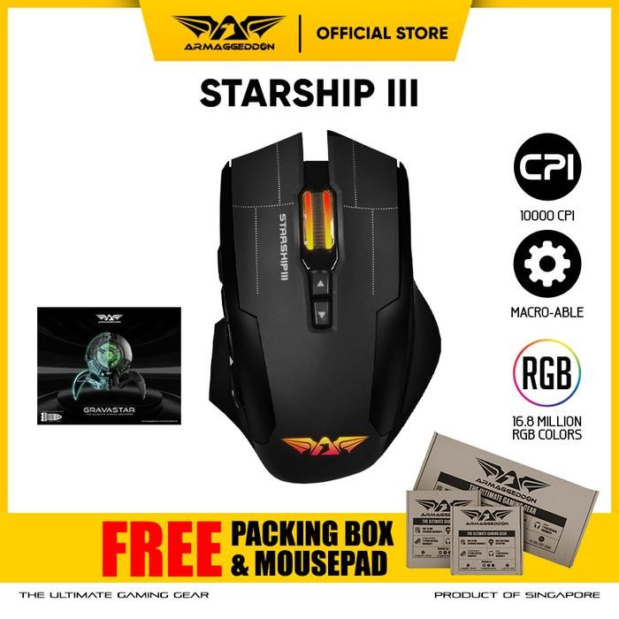 Jual Techlynx- Starship Iii Rgb 9 Buttons Gaming Mouse (10000 Cpi) By ...