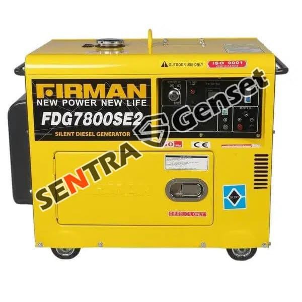 Jual GENSET SOLAR SILENT FIRMAN 5000 WATT. FDG 7800 SE2. DIESEL SOLAR ...