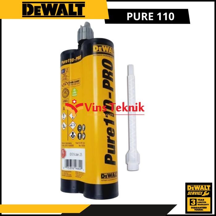 Jual ANCHOR DEWALT PURE 110 PRO 620ML CHEMICAL LEM BETON LEM EPOXY ...