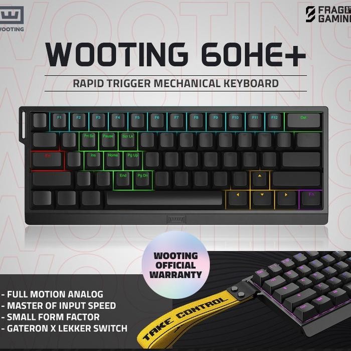 Jual Wooting 60He Rapid Trigger Mechanical Keyboard | Shopee Indonesia