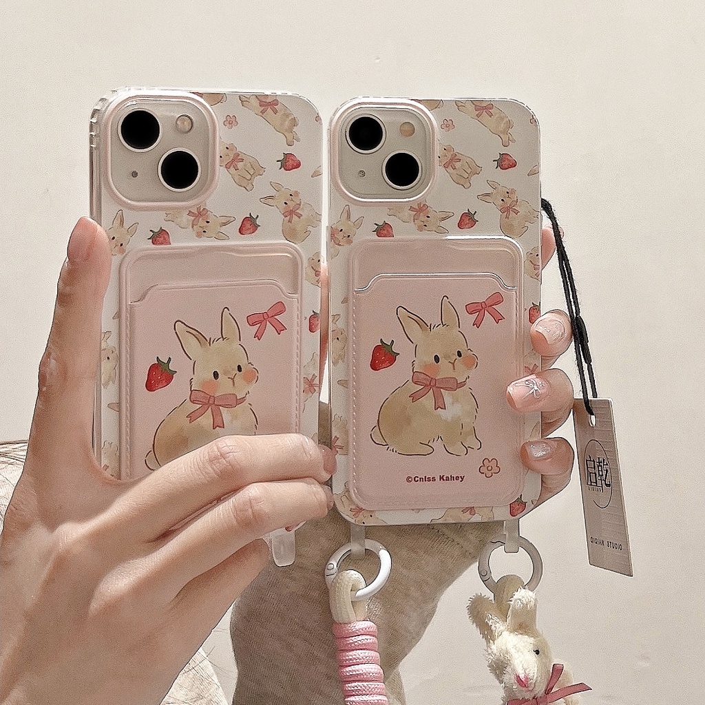 Jual Kelinci Tali Candy Kartun Casing Hp Iphone 16 Pro Max 13 Pro Max ...