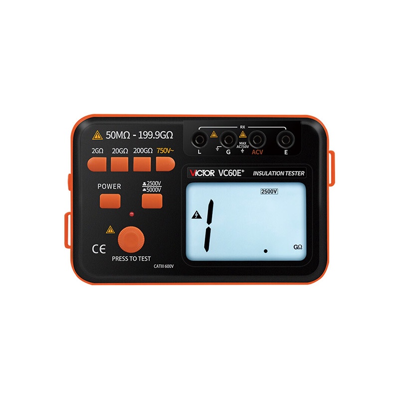 Jual BARU VICTOR Ohm Meters VC60B+ VC60D+ VC60E+ 10000V/2500V/5000V Digital Insulation ...