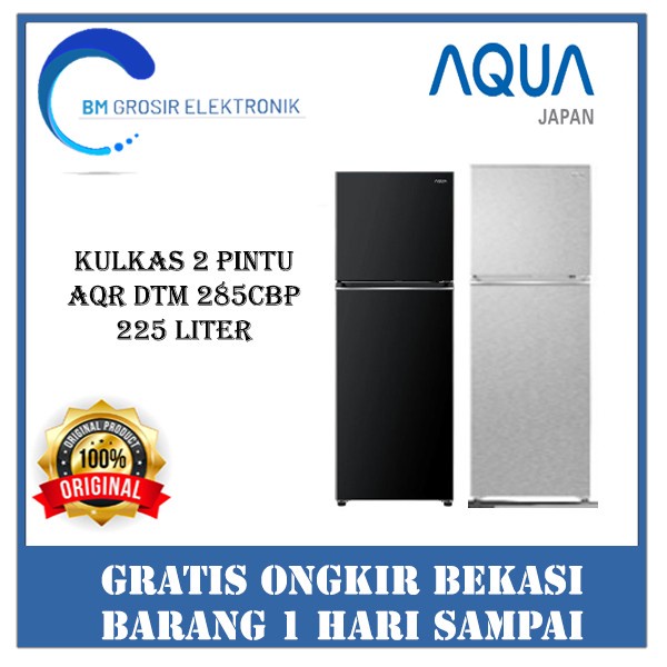 Jual AQUA KULKAS AQR DTM 285CBP KULKAS 2 PINTU 225 LITER | Shopee Indonesia