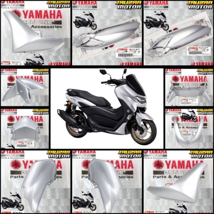 Jual Cover Body Halus Full All New Nmax 2020 2024 Silver Perak Original ...