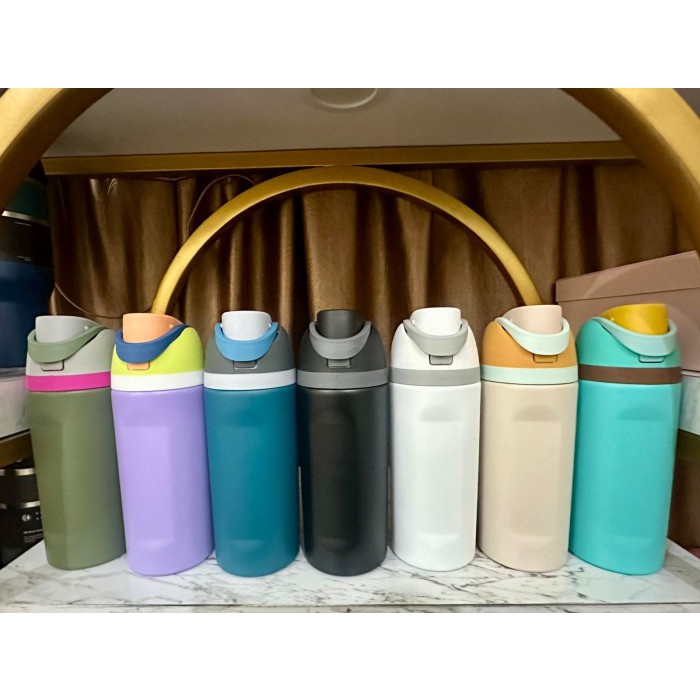 Jual Tumbler Botol 20OZ (600ML) SUS 304 Stainless Anti Tumpah Tahan Panas & Dingin ( Owala Dupe ...