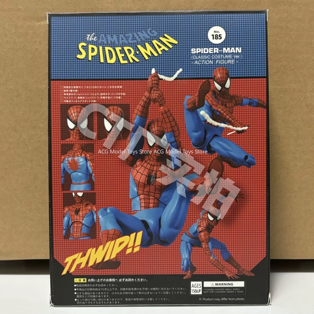 Jual DIG CT Toys Maf185 Spiderman Action Figure KO Spider Man Classic Costume Figures Marvel ...