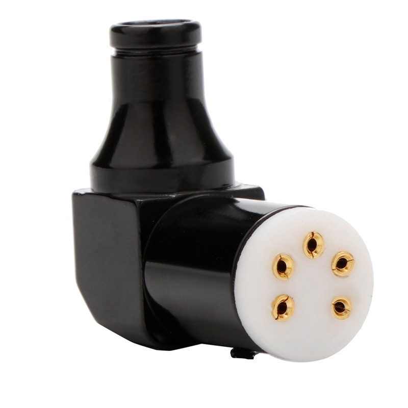 Jual LIM Hifi Vinyl LP Phono 5Pin DIN Plug 90Degree Seat Female DIN For ...