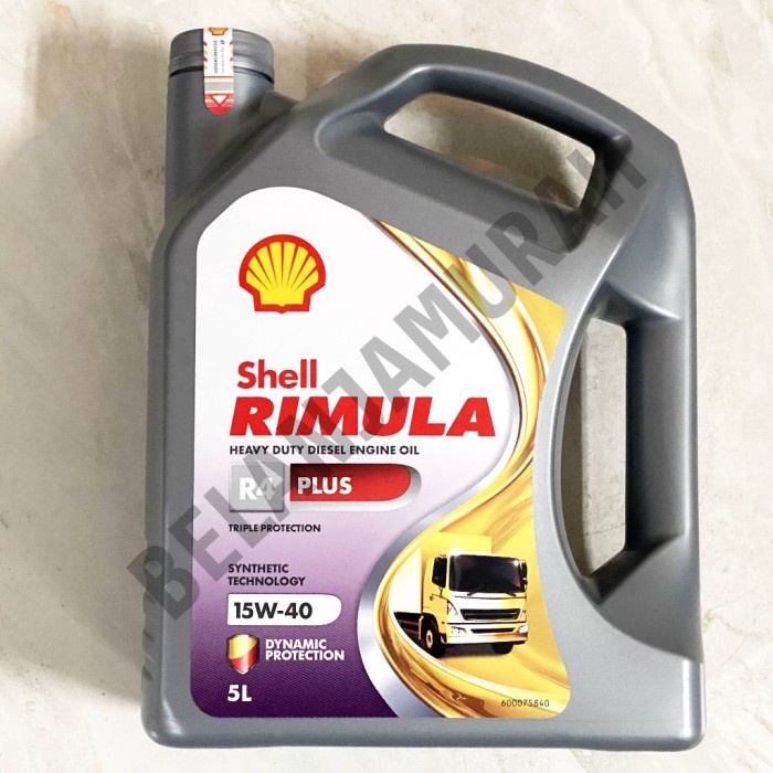 Jual Shell Rimula R4X 15W-40 Oli Mobil Mesin Diesel Galon 5 Liter 100% ...