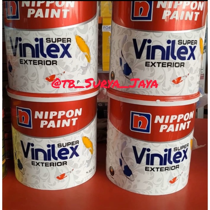 Jual Cat Vinilex Super Cap Ikan Nippon Paint 5 Kg Galon Aneka Warna | Shopee Indonesia