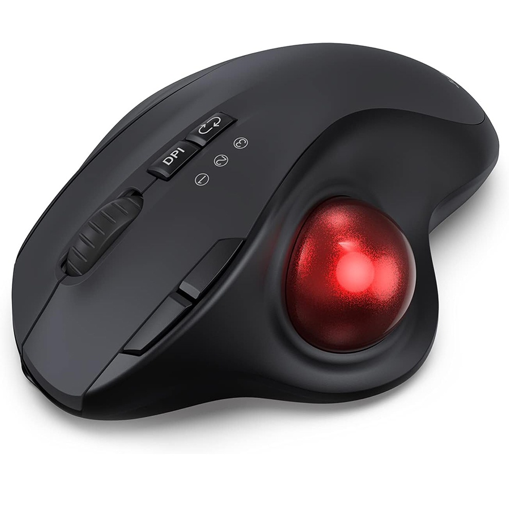 Jual ARTA Trackball Mouse Rechargeable Gaming Mouse 2.4G+Bluetooth for ...