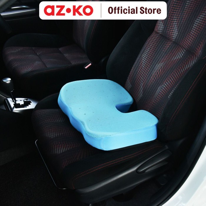 Jual Azko Otto Klase Bantalan Duduk Jok Mobil Gel - Biru | Shopee Indonesia