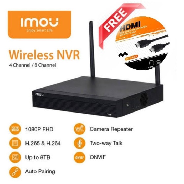 Jual Nvr Imou 8Ch Wireless Ip Camera Indoor Outdoor Garansi Resmi ...