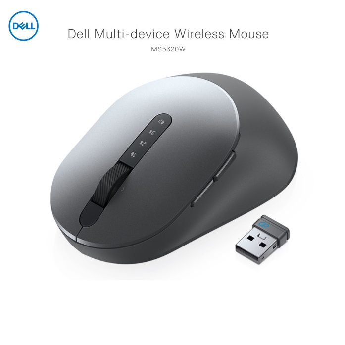 Jual Mouse Dell Dual Mode Wireless Bluetooth MS5320W 2.4 GHz Free ...
