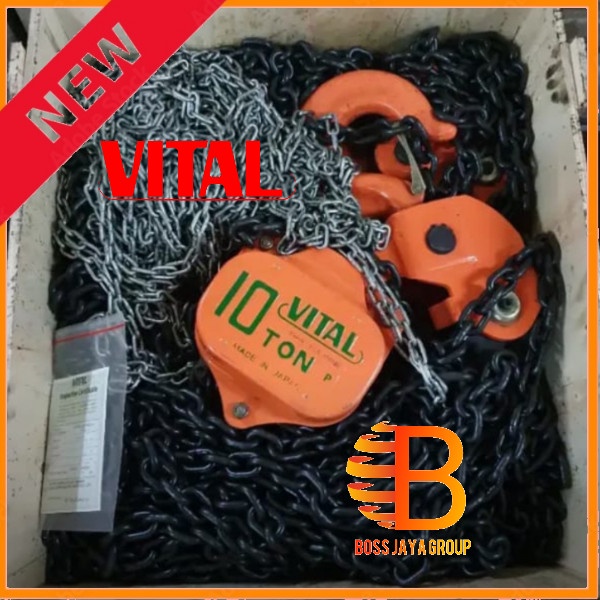 Jual TERMURAH - THAKEL CHAIN BLOCK 10 TON X 10 METER VITAL MADE IN ...
