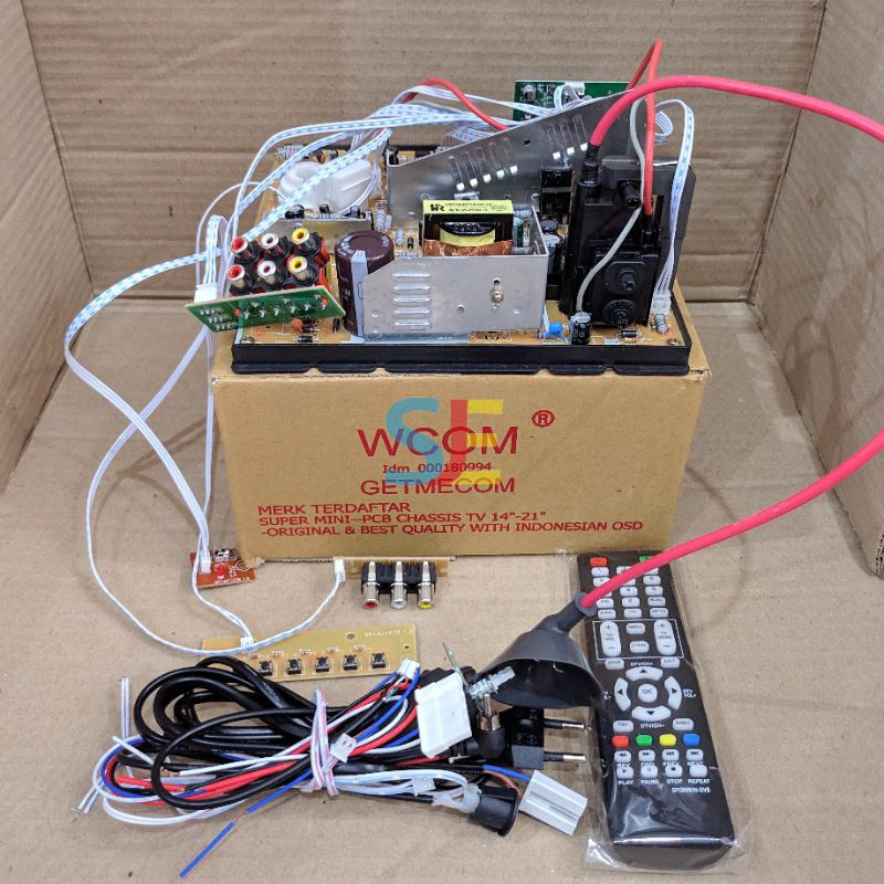 Jual Mesin TV Tabung 14-21 inch Digital WCOM + Free Bubble Wrap ...