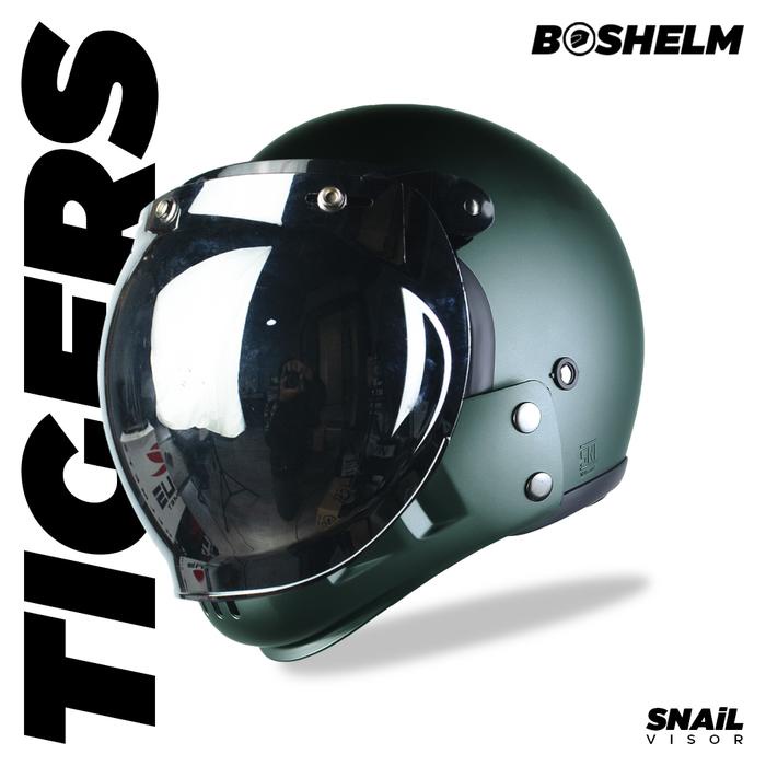 Jual Product Laris Helm Cakil Modular Tigers Kaca Snail Helm Retro Full ...