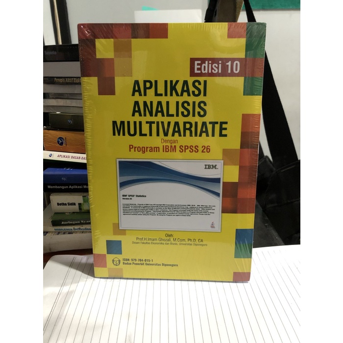 Jual Buku Aplikasi Analisis Multivariate Spss 26 Tahun 2021 | Shopee Indonesia