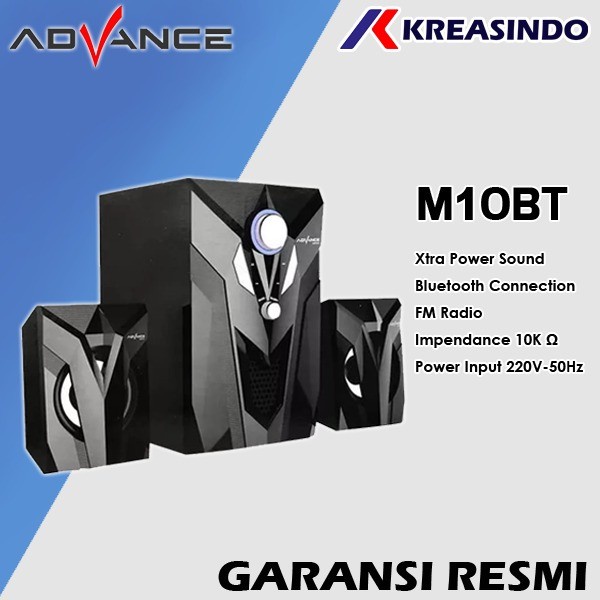 Jual Speaker Aktif Advance M10BT / M10 BT Bluetooth Original Resmi ...