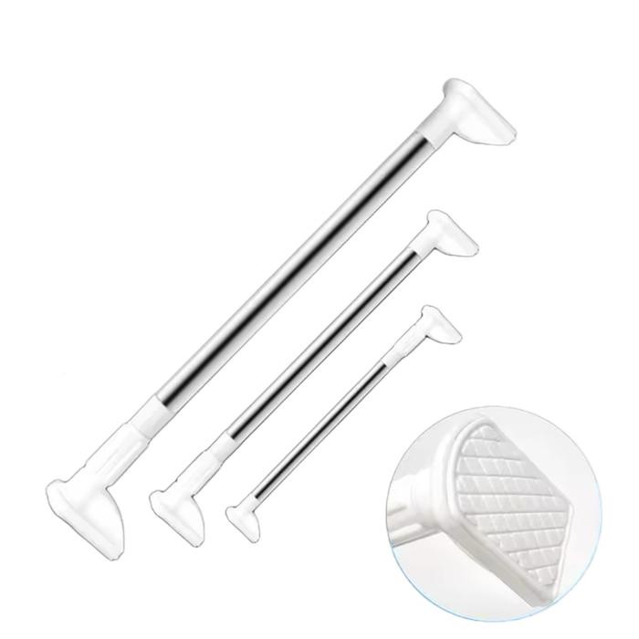 Jual Tiang Gantungan Fleksibel Tiang Kamar Mandi Tiang gorden Multifungsi Tiang bisa dipanjang ...