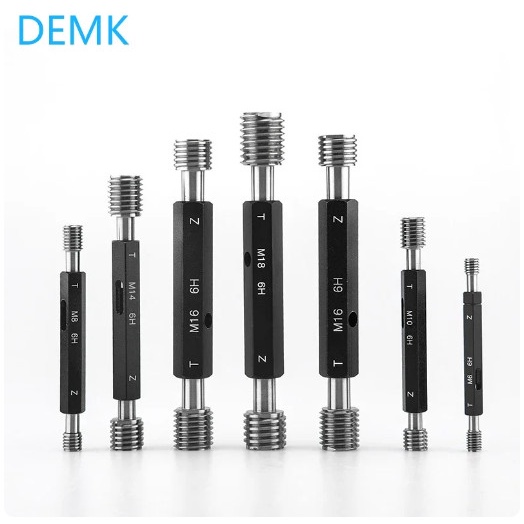 Jual High precision Thread Plug Gauge GO/NO GO Gage Metric Gauge 6H ...