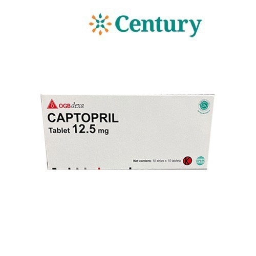Jual CAPTOPRIL 12.5MG 1 STRIP ISI 10 TABLET / HIPERTENSI / JANTUNG | Shopee Indonesia