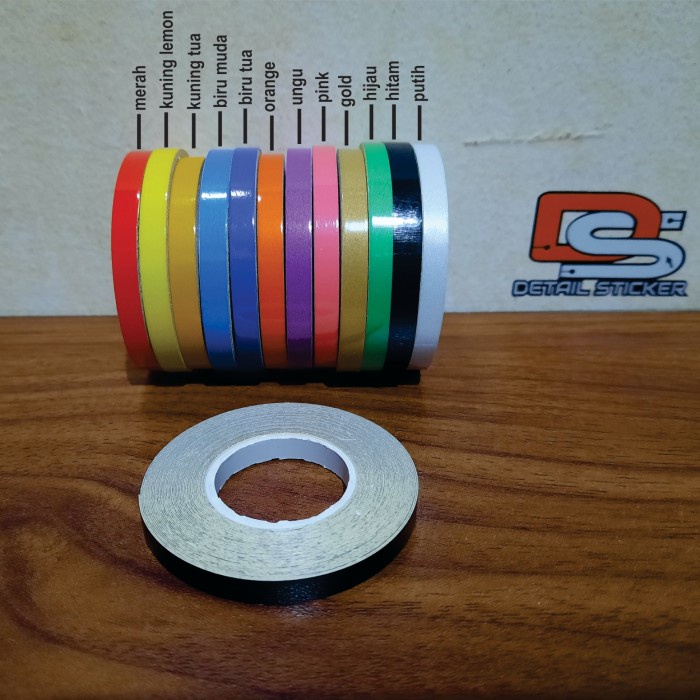 Jual Lis List Roda Velg Velk Roll 5mm 0,5cm x 5meter Rol | Shopee Indonesia