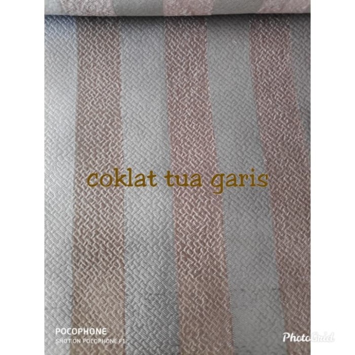 Jual Kogorden Gordyn Smokring Motif Minimalis Garis Impor Tinggi 250Cm ...