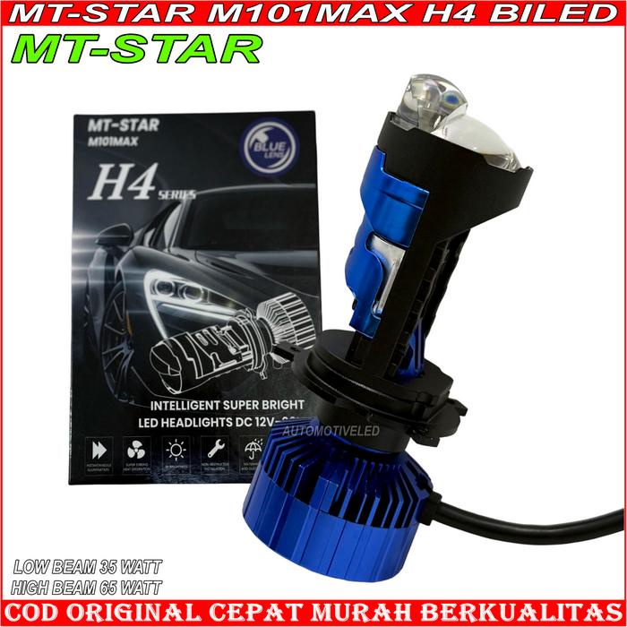 Jual MT S - NI LED JECTOR H4 M101 MAX MTS BLUELENS MOBIL MOTOR HEADLIGHT HEADLAMP BILED LAMPU ...