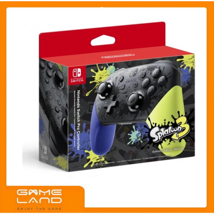 Jual Nintendo Switch Pro Controller - Splatoon 3 Edition | Shopee Indonesia