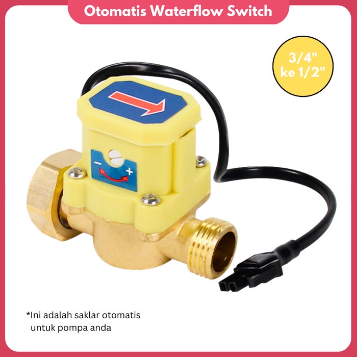 Jual Jual [READY] Water Flow Saklar Pompa Otomatis Switch Ukuran 1/2 ...