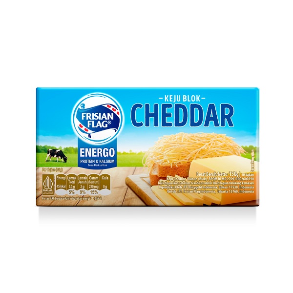 Jual FRISIAN FLAG KEJU CHEDDAR BLOCK 150 GR | Shopee Indonesia