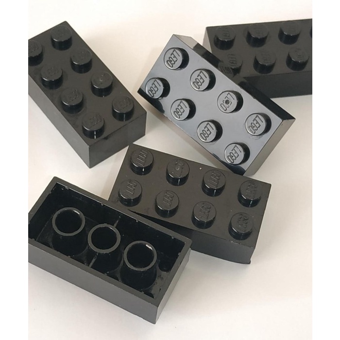 Jual Lego Part 3001, Brick 2X4, Dbg Warna Black | Shopee Indonesia