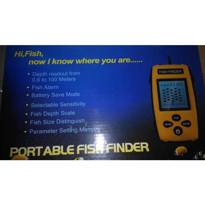 Jual Portable Fish Finder 2.0 Inch - Alat Untuk Mengetahui Keberadaan ...