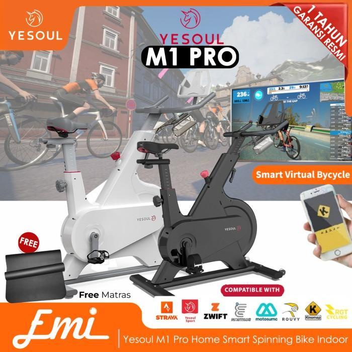 Jual Yesoul M1 Pro Home Smart Spinning Bike Indoor Sepeda Fitness RESMI | Shopee Indonesia