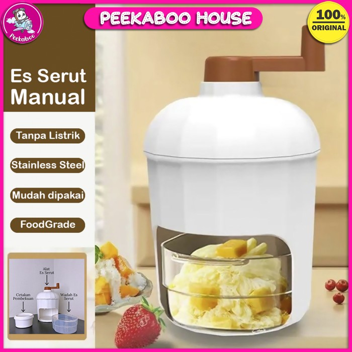 Jual Alat Es Serut Manual Mini Ice Crusher Penghancur Es Parutan ...