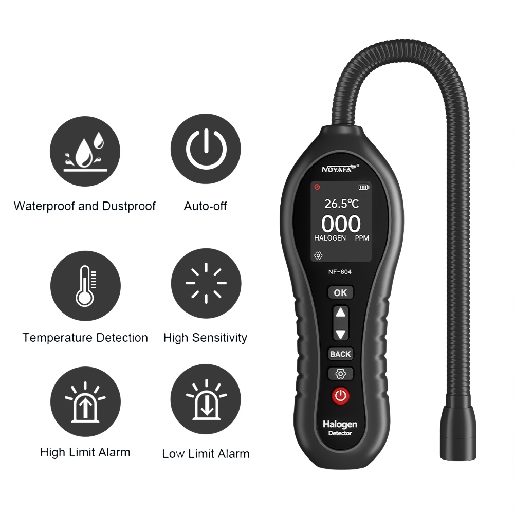 Jual NF-604 Freon Leak Detector Refrigerant Halogen Leak Detector ...