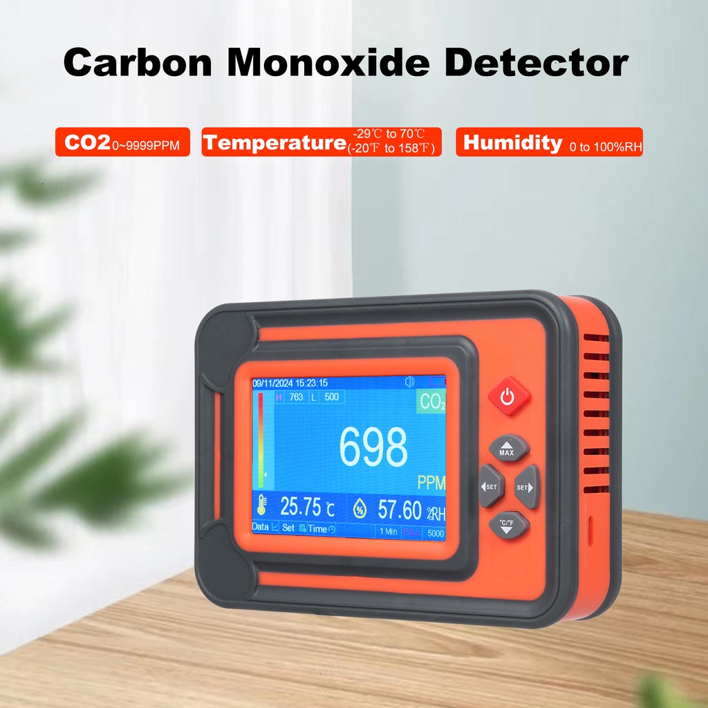 Jual 3 in 1 Gas Monitor Rechargeable Portable Gas Detector O₂ CO Gas ...