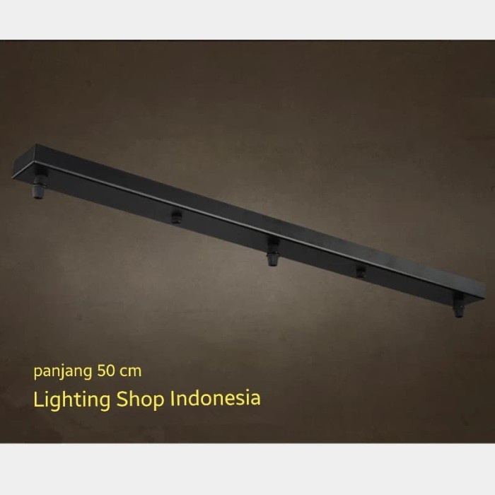 Jual Kop Base Dudukan Kop Plafon 3 Lampu Gantung 1 Rangkai 3In1 Panjang | Shopee Indonesia
