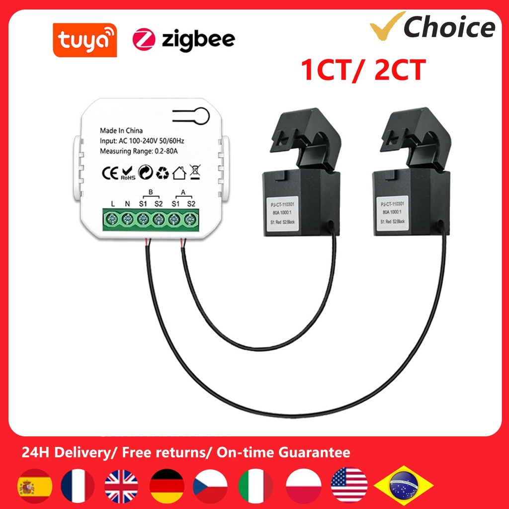 Jual Tuya ZigBee Intelligent Energy Meter Solar PV System Power ...