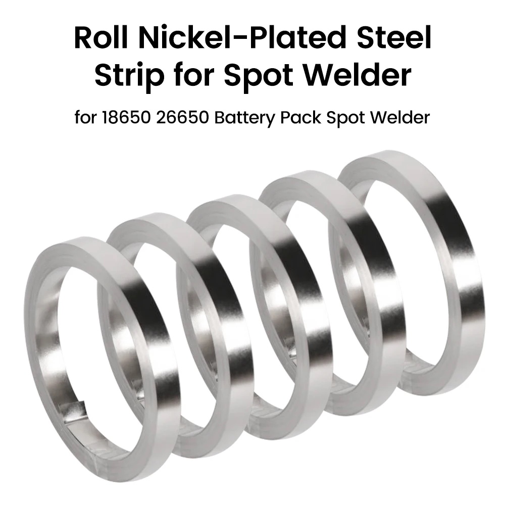 Jual 5M/Roll Pure Nickel Strips For Lithium Battery Pa Welding 99.6% ...