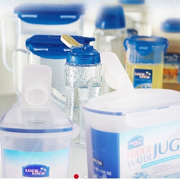 Jual Lock & Lock Fridge Door Jugs 4L Hpl738, 100% Original - Asli ...