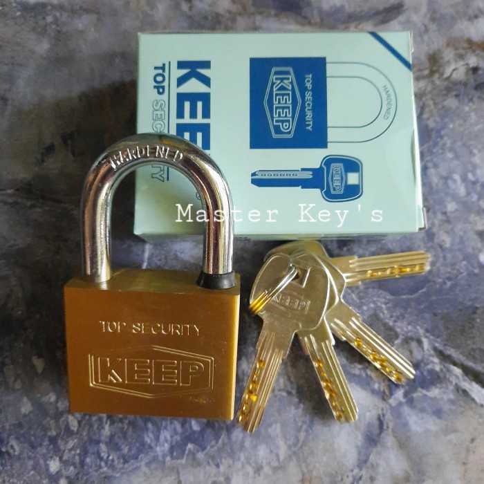 Jual Gembok KEEP Top Security Computer key 50 mm | Shopee Indonesia