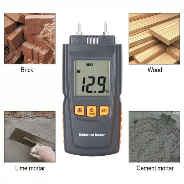Jual GM605 Digital Wood Moisture Meter Pengukur Kelembaban Kadar Air ...