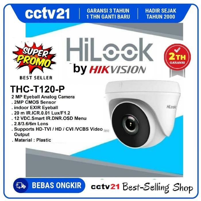Jual CCTV21 Distributor Resmi Camera CCTV HILOOK Turbo HD 2MP-THC-T120-PC | Shopee Indonesia