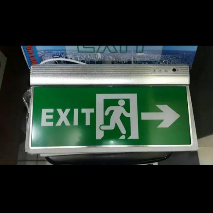 Jual Lampu exit led arcylic / lampu darurat / emergency exit / lampu ...