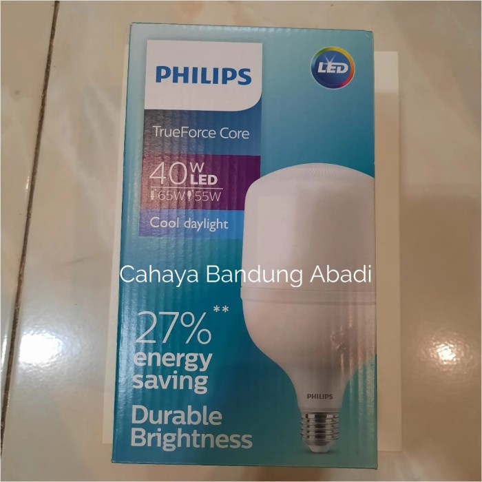 Jual NEW Lampu Philips LED Trueforce Tforce 40 Watt Putih | Shopee Indonesia