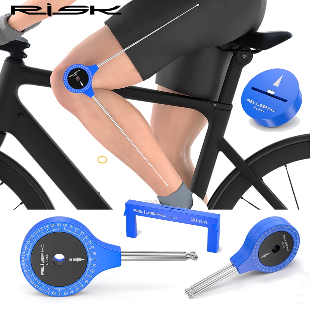 Jual RISK Bike Cyclist Joint Protractor Arm Leg Angle Finder Ruler ...
